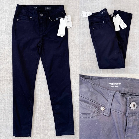 Ag Adriano Goldschmied | Bottoms | Ag Kids Black Twiggy Luxe Super ...